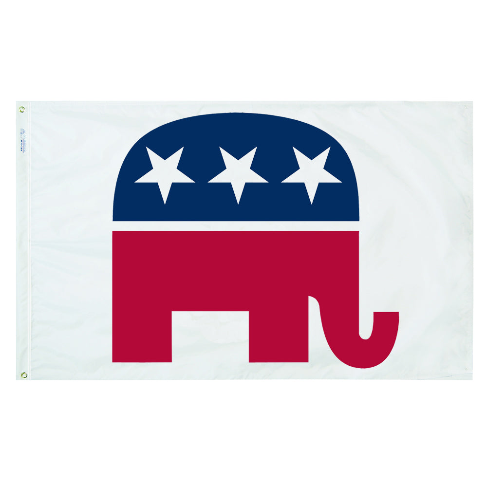 3x5 Republican Political Party Outdoor Nylon Flag | Flags A' Flying