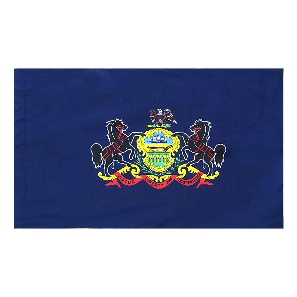 3x5 Pennsylvania State Indoor Parade Flag with Polehem Sleeve | Flags A ...