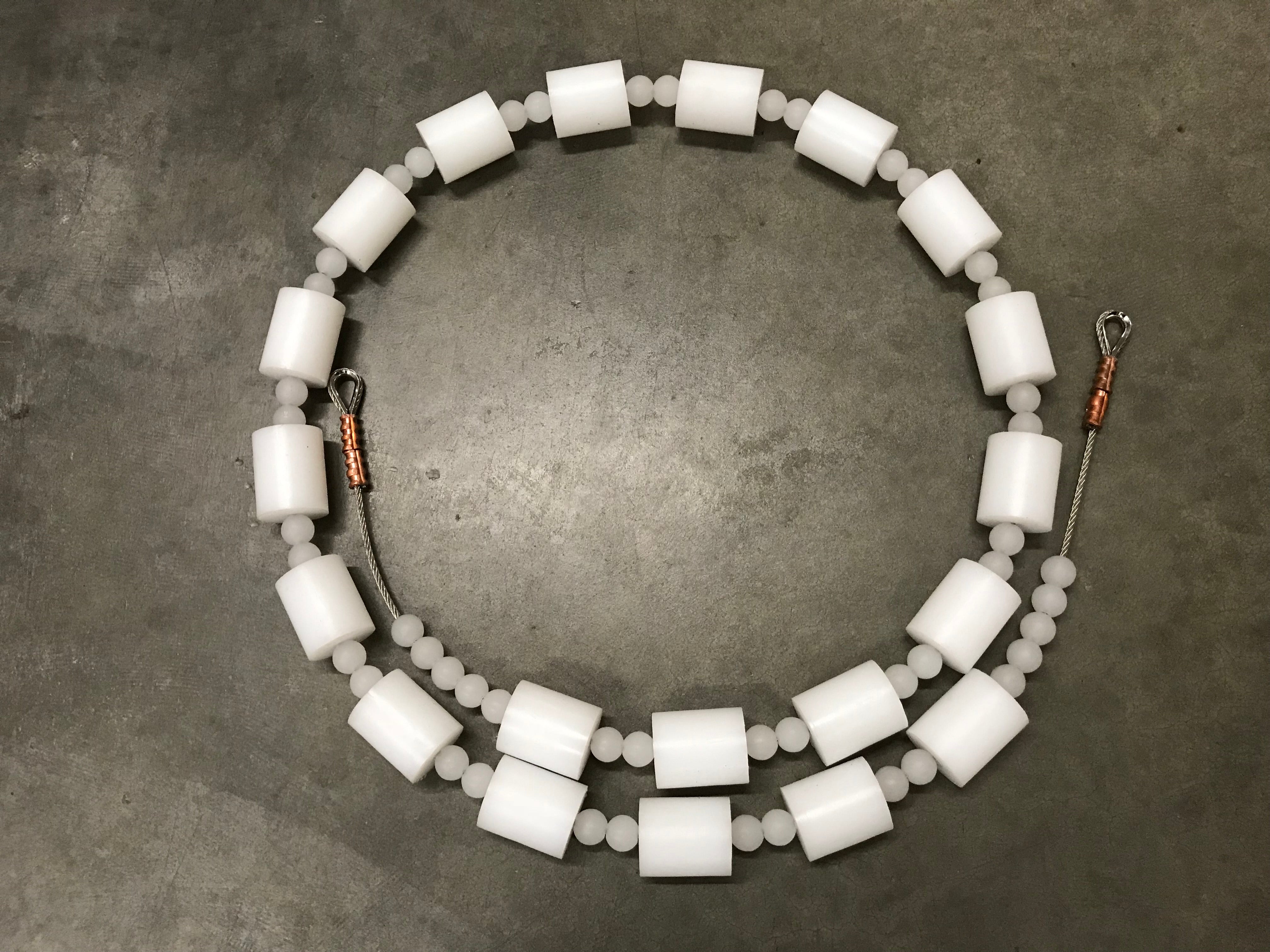 Heavy Duty White Retainer Ring for Internal Halyard Flagpoles | Flags A ...