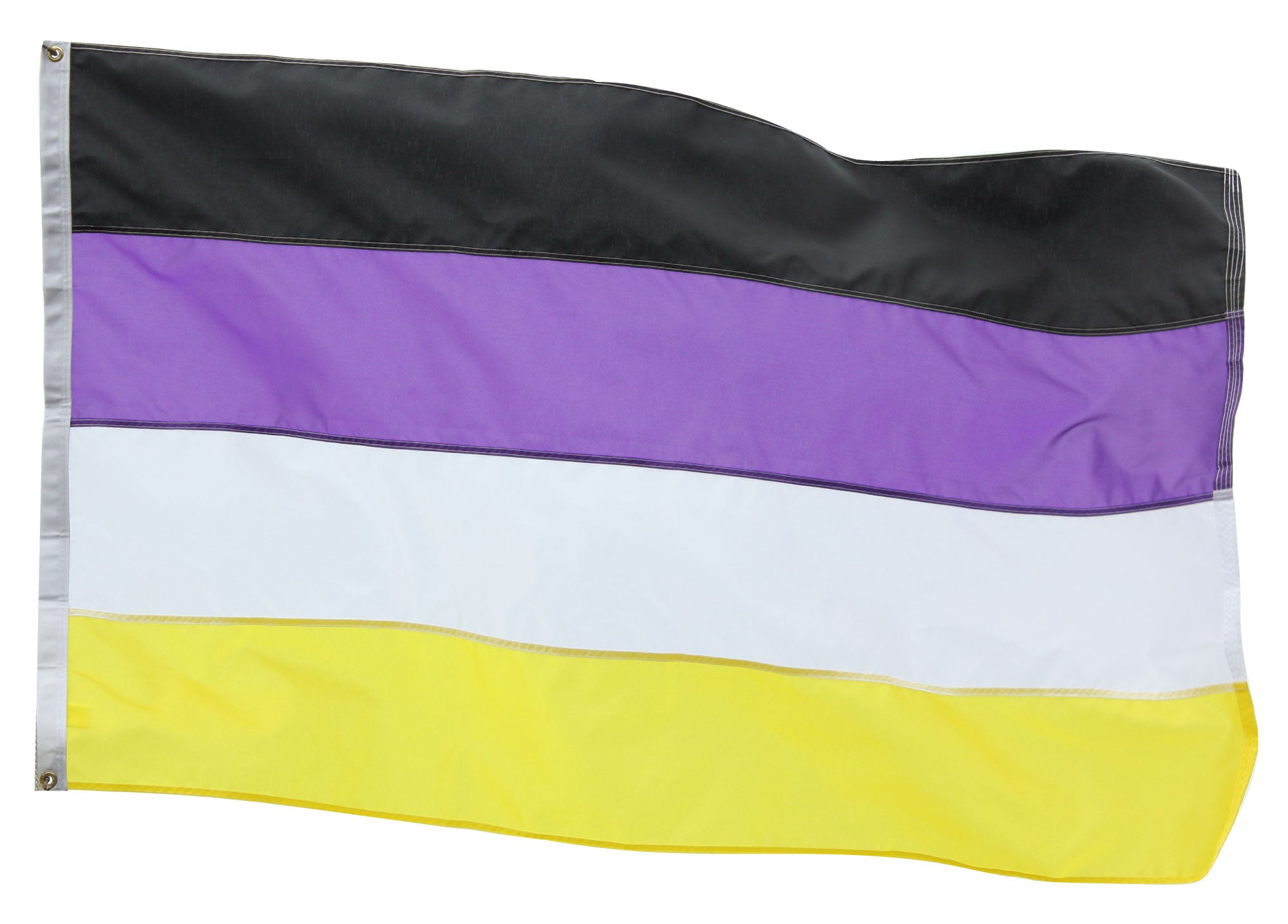 3x5 Non-Binary Pride Outdoor Nylon Flag | Flags A' Flying