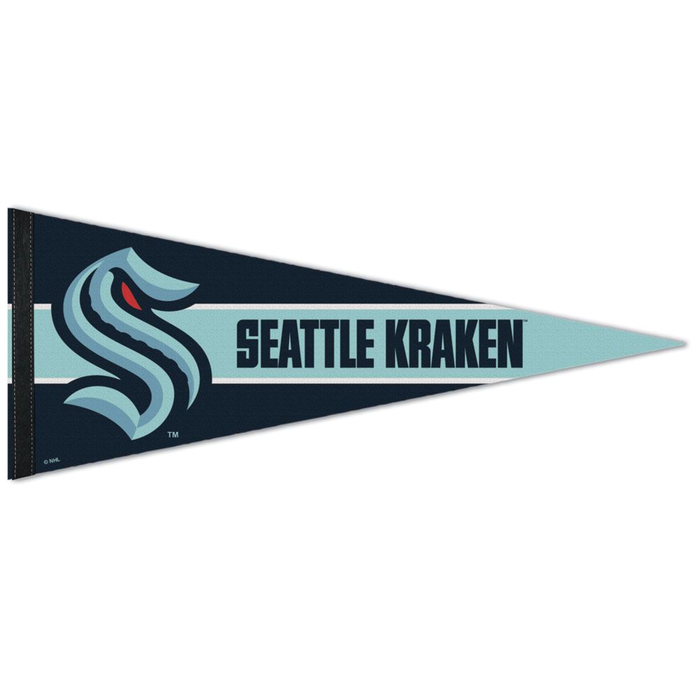 12.5"x30" Seattle Kraken NHL Premium Pennant | Flags A' Flying