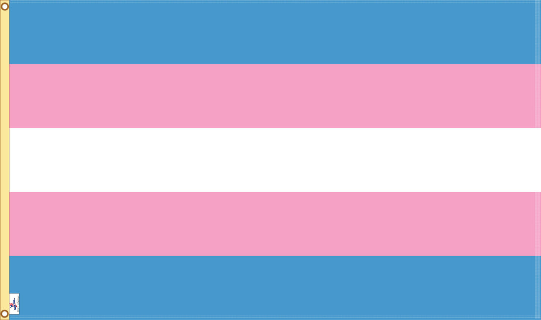 3x5 Transgender Pride Sewn Outdoor Nylon Flag | Flags A' Flying
