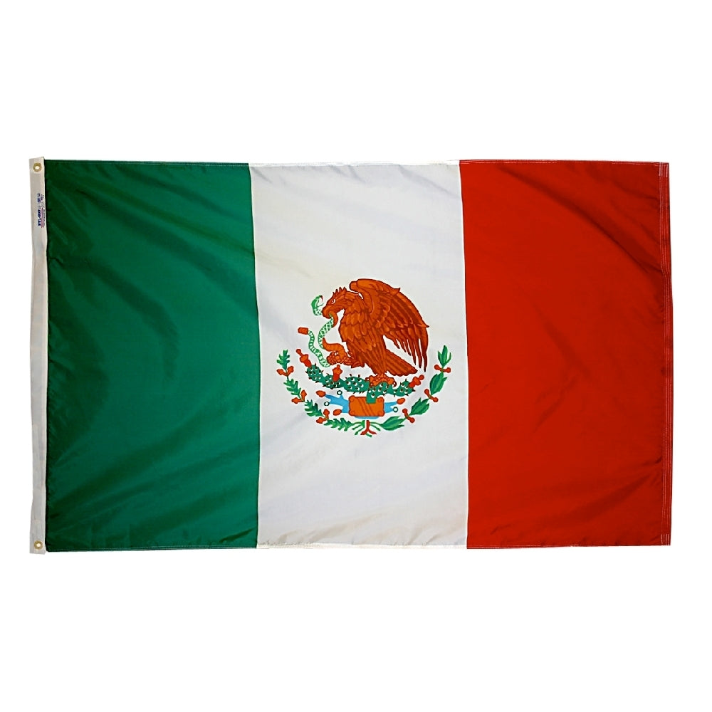 3x5 Mexico Outdoor Nylon Flag | Flags A' Flying