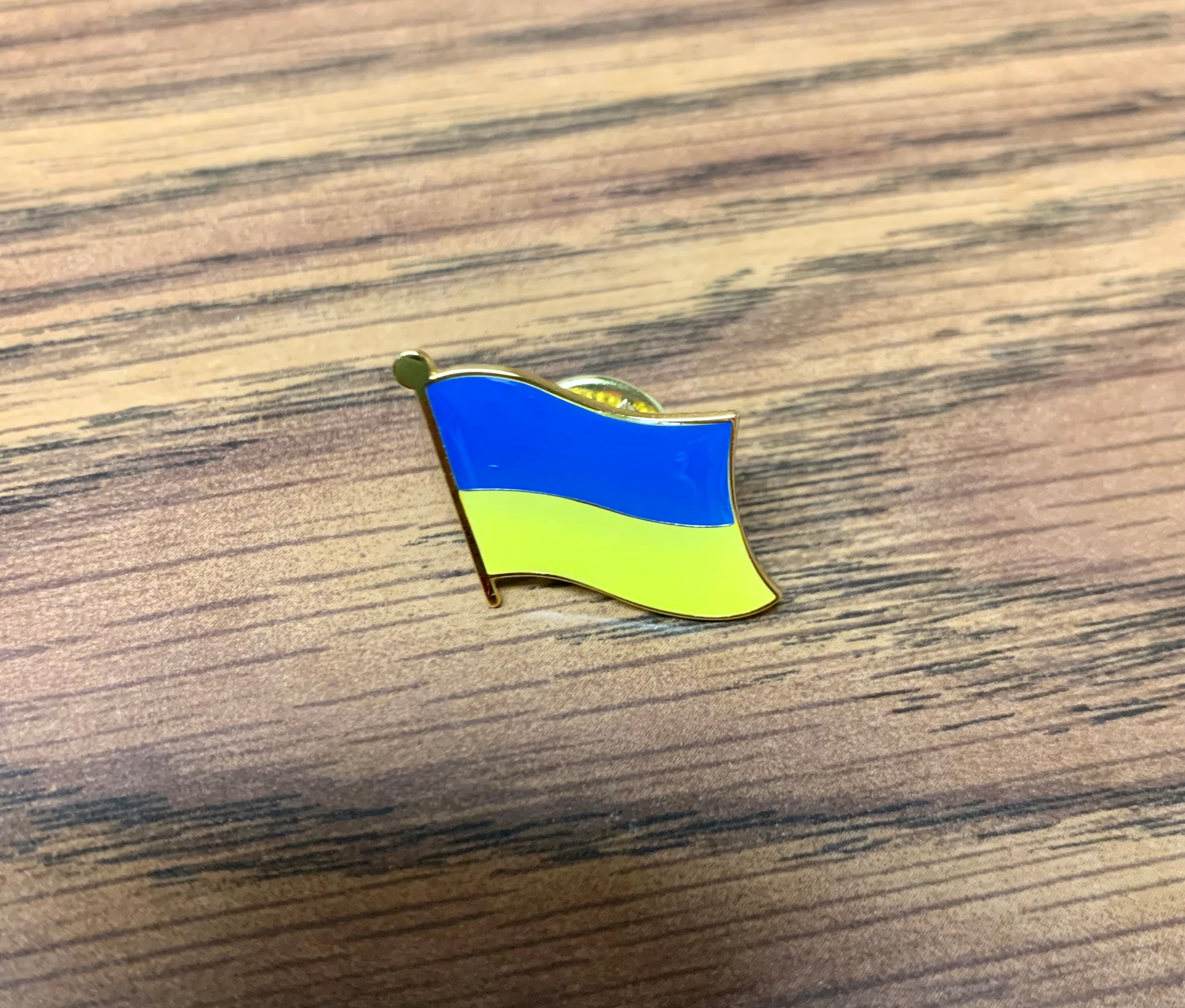 Ukraine Flag Lapel Pin | Flags A' Flying